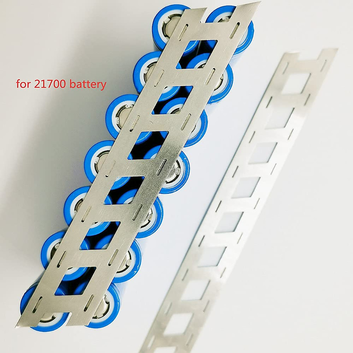 SUIDI Pure Nickel Strip 2P 0.15/0.2x27.5x21.5mm for Li Cell Battery spot Welding,21700 Battery Nickel Strip 2p spot Welder (0.2x27.5x21.5 2M)