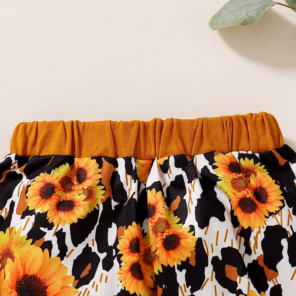 Baby Girl Clothes Floral Hoodie Long Sleeve Sweatshirts Pants Set Toddler Girls Fall Winter Outfits Sweatsuits (yellow, 4/5T)