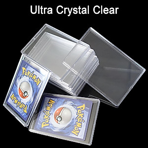 tutata Full Protect Trading Card Holder 10 PACKS Rigid Baseball Card Case for Standard Cards