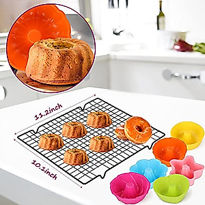 VORCAY 100 Pcs Cake Decorating Kits Supplies - Newest Cake Turntable with Roller Smoothly and Even In Rotation Helps Decorate Cake Easily And Beautiful for Birthday Wedding