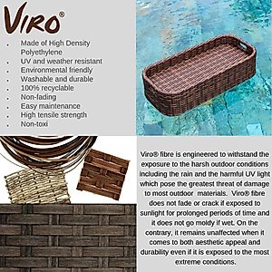 Floating Pool Tray Floating Serving Tray Table & Bar - Swimming Pool Floats for Adults, Spas, & Pool Parties - Floating Tray for Pool Serving Drinks, Floating Brunch, Food on The Water - Honey