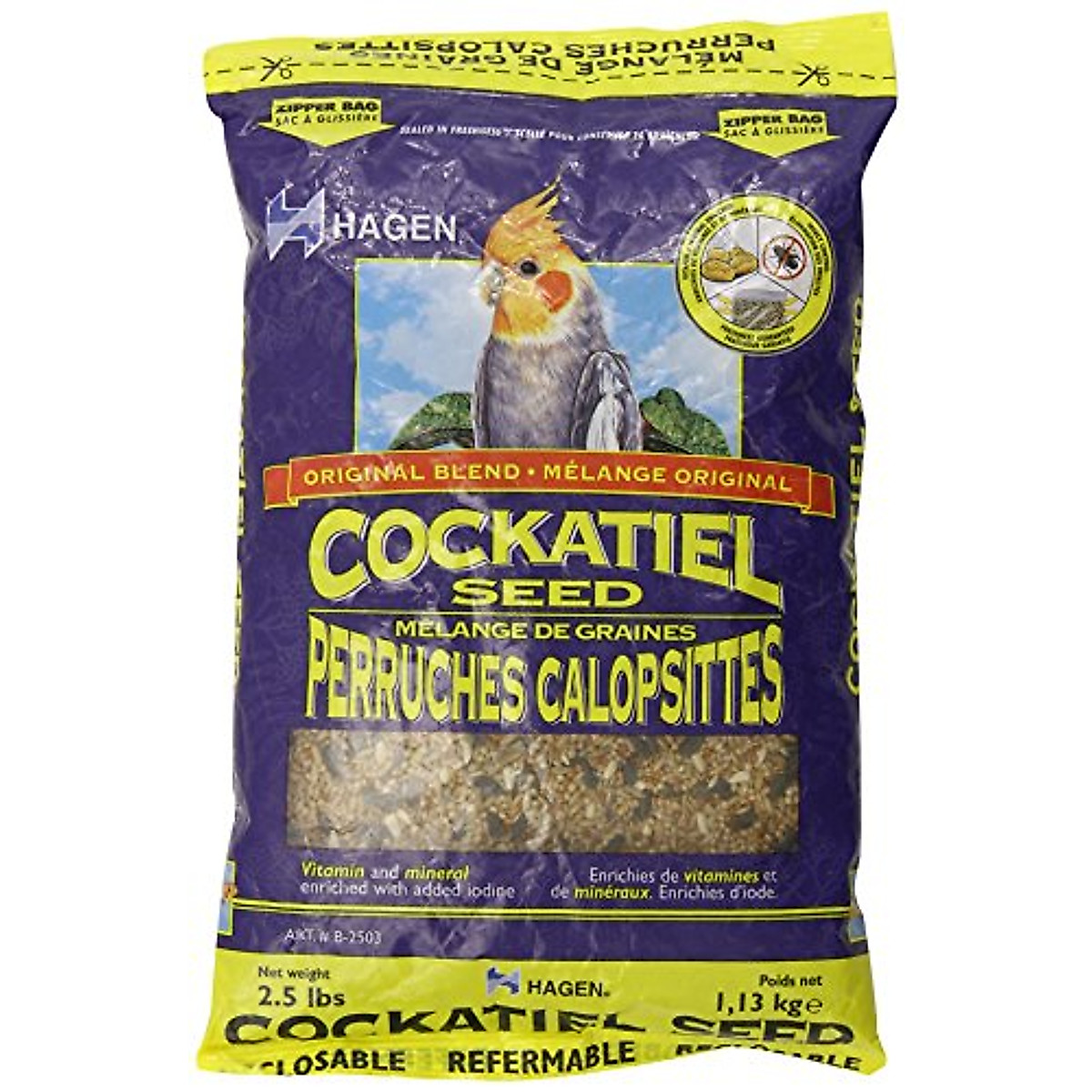 Hagen Cockatiel Staple Vme Seed, 2-1/2-Pound