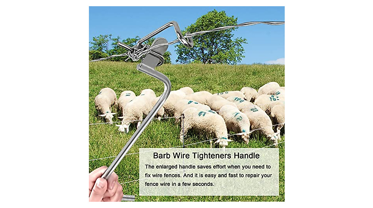 40 Pcs Fence Wire Tighteners for Quick Repairs