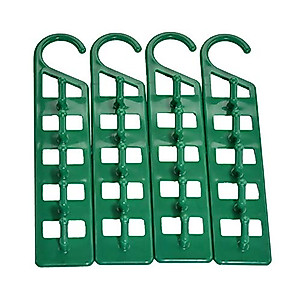 Home-X Set of 4 Space Saving Hanger Holders, Creates Extra Storage Space