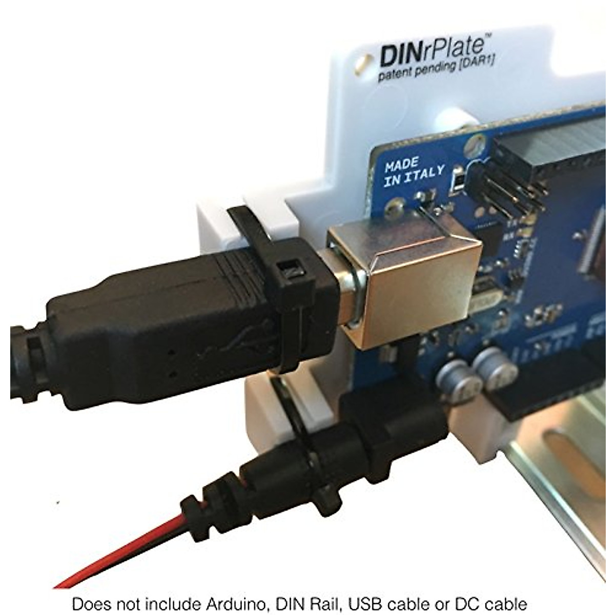 DIN Rail Mount for Arduino UNO/Mega (3-Pack)