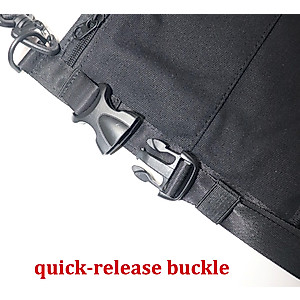 CAMSTIC Yoga Mat Carrier Strap Shoulder Bag with Large Compartment Zipper Pocket, Black