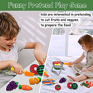 MITCIEN Kids Play Tent with Campfire, Toddlers Camping Set, Oil Lantern with Sound, Cut Up Fruits, Marshmallow, Skewers, Pretend Camping Toys for 3 4 5 6+ Year Old Boys and Girls