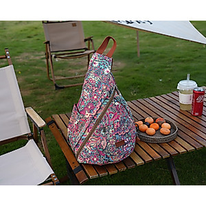 Baosha Women's Colorful Sling Bag Crossbody Backpack Shoulder Casual Daypack Outdoor Travel Hiking XB-10 (HS, Dual Shoulder)