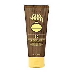 Sun Bum Original SPF 30 Sunscreen Body Lotion | Broad Spectrum Moisturizing Sunblock with Vitamin E | Hawaii 104 Act Compliant (Octinoxate & Oxybenzone Free) | Travel Friendly | 3 oz