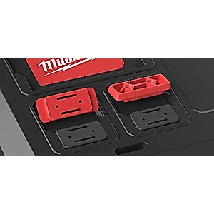 NyVoozy 20pcs-Feet Mounting System, Mounting Feet for Milwaukee Packout, Mounting Feet for Milwaukee Packout System (Black)