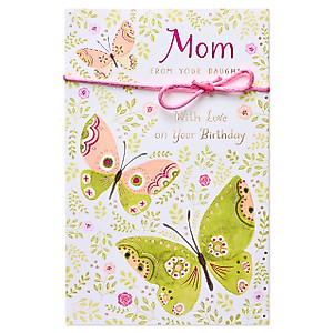 American Greetings Birthday Card for Mom from Daughter (With Love)