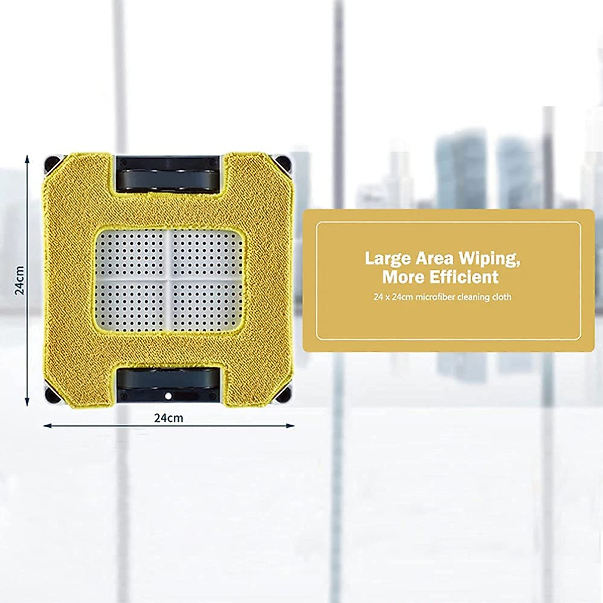 HOBOT-298 Window Cleaning Automatic Robot with Ultrasonic Water Spray and Control via Smartphone or Remote