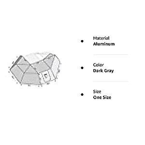 Overland Vehicle Systems OVS 18139909 Nomadic Awning 270 - Side Wall 2 - Dark Gray with Storage Bag - Passenger, One Size