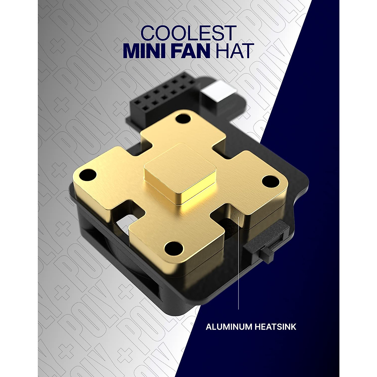 Argon Poly+ Case | Raspberry Pi 4 Plastic Case with PWM controllable Fan and Heatsink | Removable Top