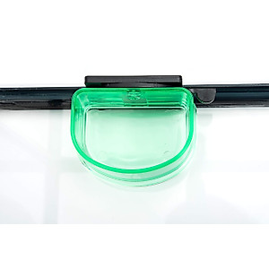 Lixit 8oz Aquarium and Wire Cage Water Bottle for Mice, Hamsters and Other Small Animals (8oz + Bowl)