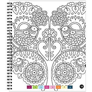 Brain Games - Color by Number: Birds