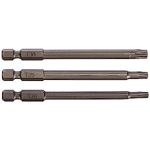 Bosch 2609255972 89mm Torx Screwdriver Bit Set with Standard Quality (3 Pieces)