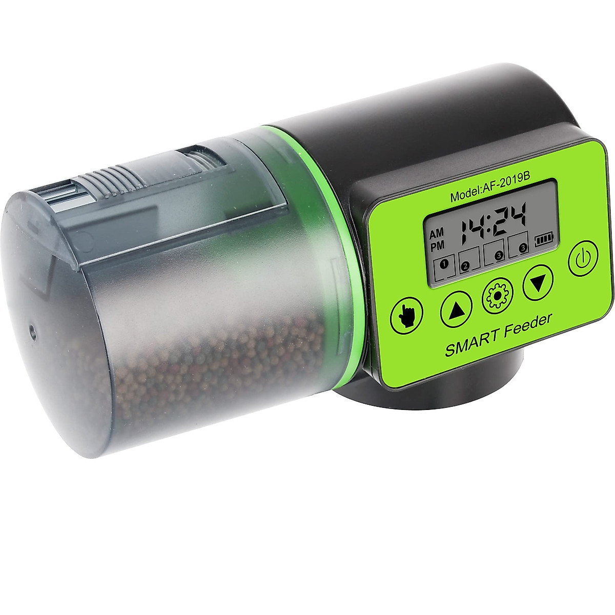 Xiaojiatech Timer Auto Feeders for Holiday, Aquarium Automatic Fish Food Dispenser, Moisture-Proof Electric Auto Fish Food Dispenser for Fish Turtle Tank, Aquatic Pet Supplies(AF-2019B)