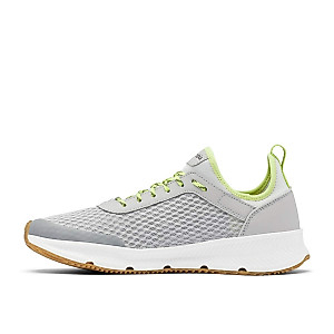 Columbia Mens Summertide Water Shoe, Steam/Voltage, 10.5 US Grey, Yellow