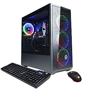 CyberpowerPC Gamer Xtreme VR Gaming PC, Intel i5-10400F 2.9GHz, GeForce GTX 1660 Super 6GB, 8GB DDR4, 500GB NVMe SSD, Wi-Fi Ready & Windows 10 Home (GXiVR8060A10)
