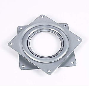 4 Inch Swivel Plate for Lazy Susan Bearing Table Turntable Bearing Boat Seat Swivel Boat Seat Pedestals Murphy Bed Kit Boat Seat Mount, 5/16 Inch Thick Boat Seat Swivel Bar Stool Swivel Replacement