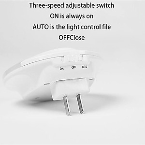 SEIBES Nightlight,Light-Sensing Night Light, Bright When Dark, Warm Light, 0.7W, Suitable for Babies, Children, Children's Rooms, Corridors (1 Pack)