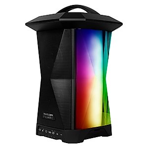 NUVELON NF15A1-BTM Portable Bluetooth Speaker with lights, Nuvelon Flare Multi Sync wireless speaker with Ambient lighting and Rhythm light pulsing LED lights, Aux input, Bluetooth v4.2