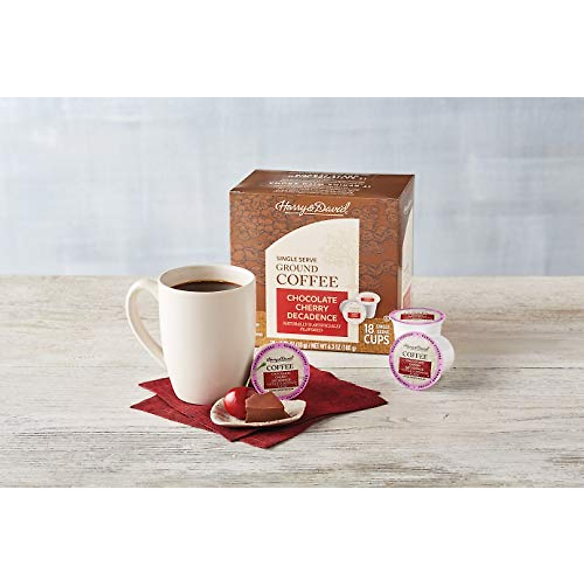 Harry & David Chocolate Cherry Decadence Single-Serve Coffee (18 Cups)