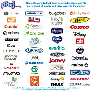 PBnJ baby Stroller Hooks for Hanging Diaper Bags - Mommy Stroller Clip and Stroller Accessories Organizer Hook - Large Carabiner Clips for Mom Purse Shopping Grocery Bag and Accessory - (1 Pack)