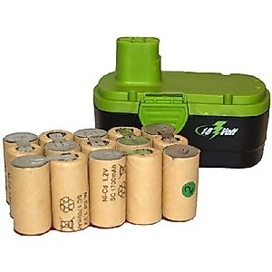 15 pcs (1 Pack) x 18 Volt Sub C 1700 mAh NiCd Batteries (Ideal for Pack Assembly)