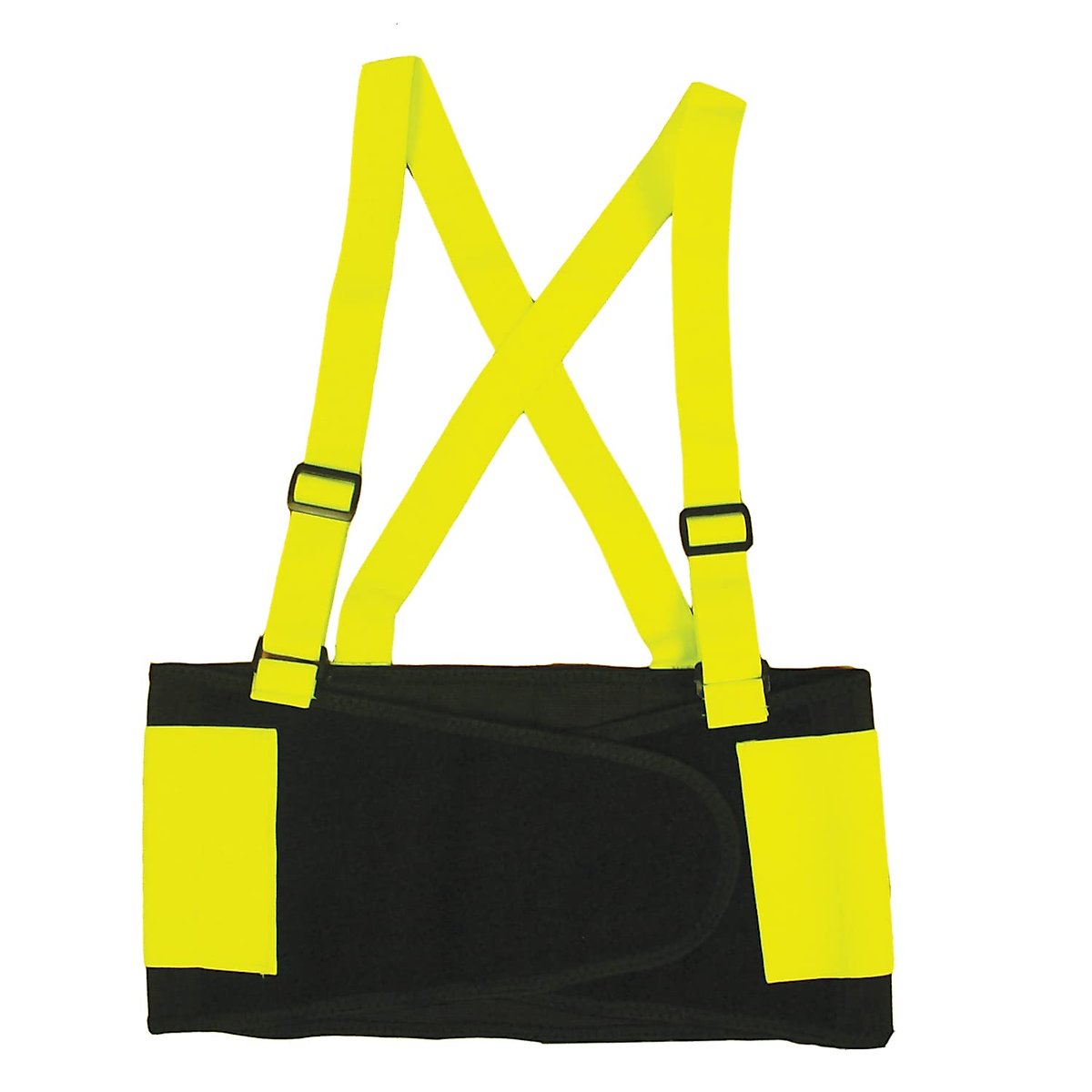 Cordova Back Support Belt with Attached Suspenders, Quick Adjust Elastic Outer Panels