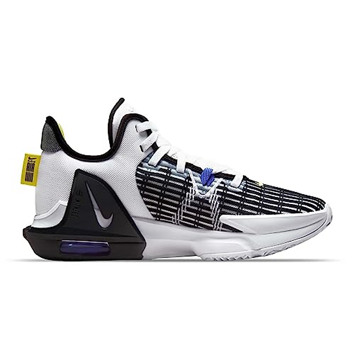 Nike Lebron Witness VI Mens Basketball Trainers Cz4052 Sneakers Shoes, White/Black-Persian Violet, 11 M US, White Black Persian Violet 100