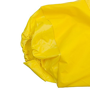 RK Safety Rain Wear RW-PP-YEL33 Yellow PVC Polyester 3-Piece Rain Suit | Jacket, Hoodie, Pants (Yellow, Extra Large)