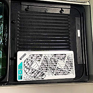 TITAN Silent Roof Fan 12V DC 140mm Double Reversible Roof Window Fan with Wireless Controller for RV Motorhome -TTC-SC21/V3
