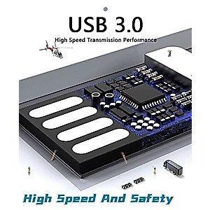 304 Stainless Steel USB 3.0 Flash Drive with Metal Lanyard/Key Chain,20Mb/S High Speed Data Transmission,32GB 64GB 128GB (64GB,Silver)