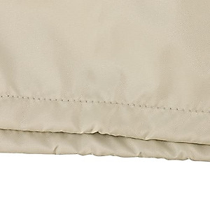 PENO Industrial Fan Cover, Dustproof Fan Cover Foldable for Outdoor Beige