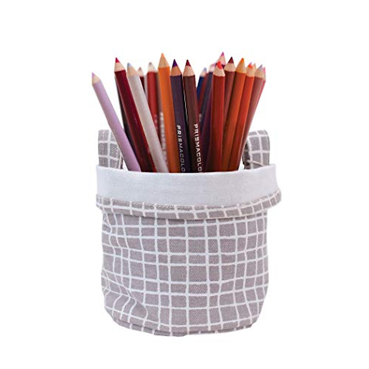 MAIKA Recycled Canvas Storage Bucket 3-pack, Size Medium, Woven Grey