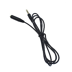 YQSDG 3.5mm Male to Female Headphone Extension Cable 4-Pole 3 Ring TRRS 1M/3Ft for Audio Extension Connecting Card Wwipers to Mobile Devices