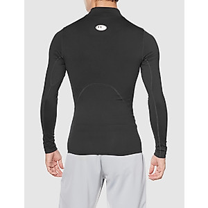 Under Armour Men's ColdGear Armour Compression Mock - 1366072-001 - Black/White - 4XL