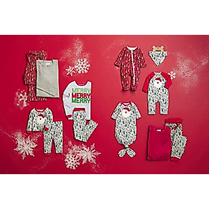 Mud Pie Womens Holiday Christmas Pajamas Set, Red, Small