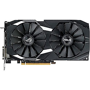 ASUS Radeon RX 580 O4G Dual-Fan OC Edition GDDR5 DP HDMI DVI VR Ready AMD Graphics Card (DUAL-RX580-O4G)