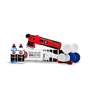 Adam’s SK Pro 12mm Car Polisher Kit (10 Item) - Professional Dual Action Polisher for Car Detailing - Paint Correction, Waxer Buffer DA Polisher - Variable Speed Car Polisher System