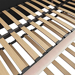 Little Seeds Valentina Upholstered Trundle, Twin Size, Pink Velvet Daybed,