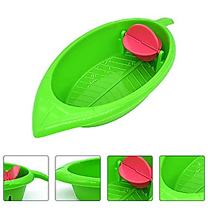 Mipcase Bird Bathtub- Parakeet Bird Bath Shower Tub Indoor Aaccessories for Pet Small Birds Parrots, Green