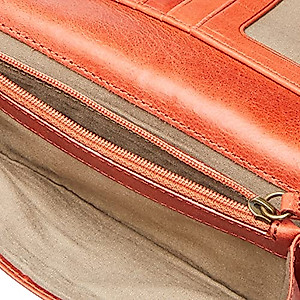 Frye Melissa Basket Woven Wallet, Sandstone