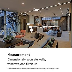 Matterport Pro2 3D Camera and Tripod Bundle - High Precision Lidar for Virtual Tours, 3D Mapping, & Digital Surveys with 360 Views and 4K Photography with Trusted Accuracy