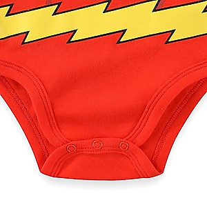 WARNER BROS Justice League Baby Boys 5 Pack Character Creepers - Batman, Superman, Flash, Aquaman and Green Lantern