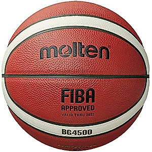 Molten BG Series Composite Basketball, FIBA Approved - BG4500, Size 7, 2- Tone (B7G4500)