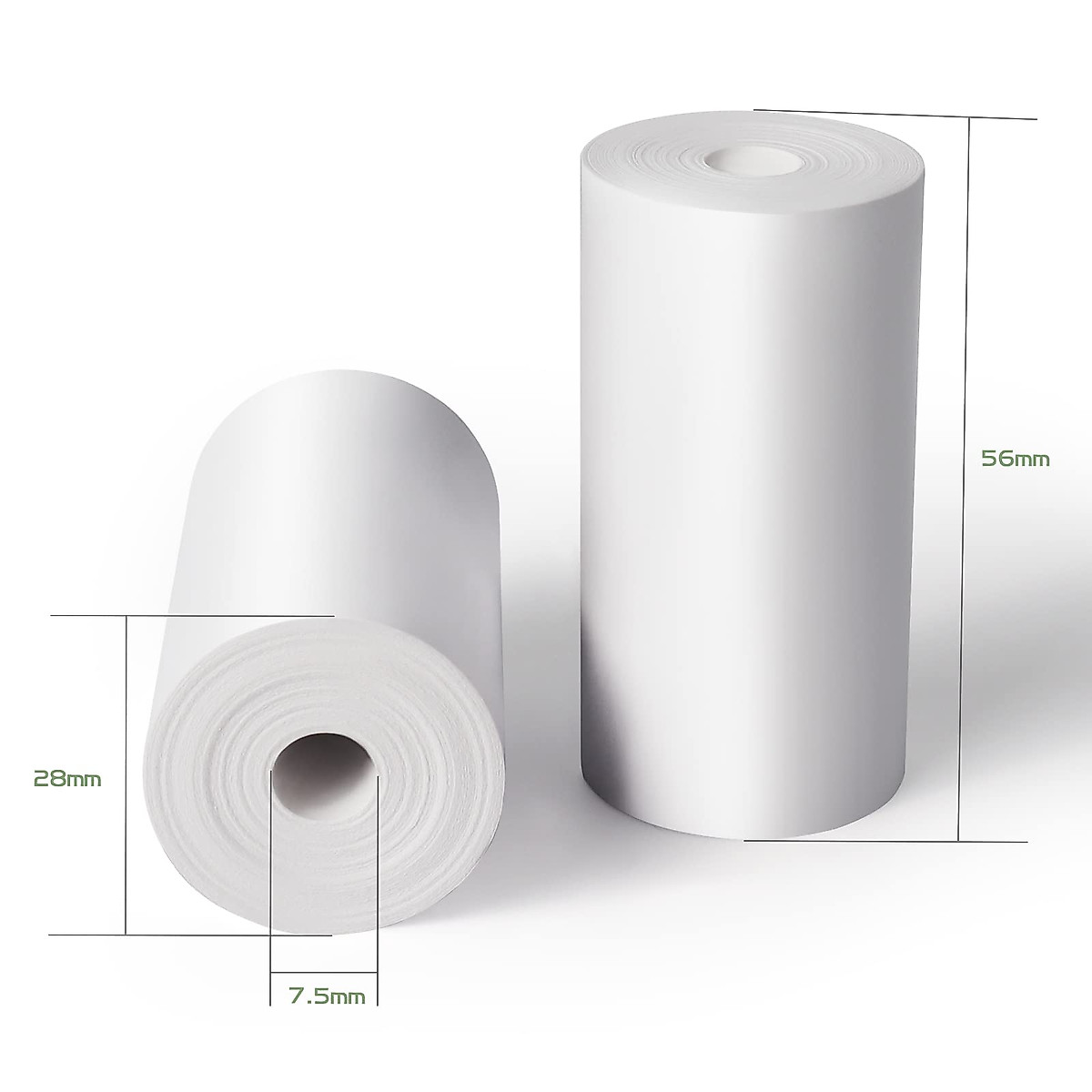3 Rolls Refill Print Paper for Barchrons Instant Print Camera, Zero Ink Thermal Paper, Print Paper TP57A