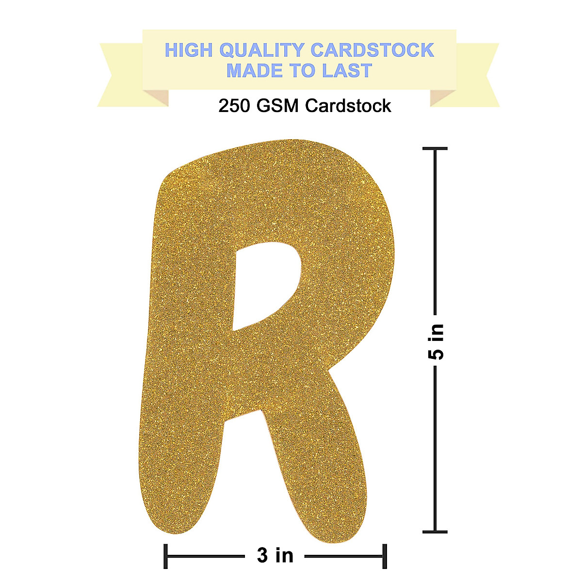 CUTPOPUP Gold Glitter Happy Birthday Banner - Pre-Strung - and Gold Glitter Circle, Star, Heart, Gift Dots Garland for Men Women Birthday Party Decorations, Happy Birthday Door Banner